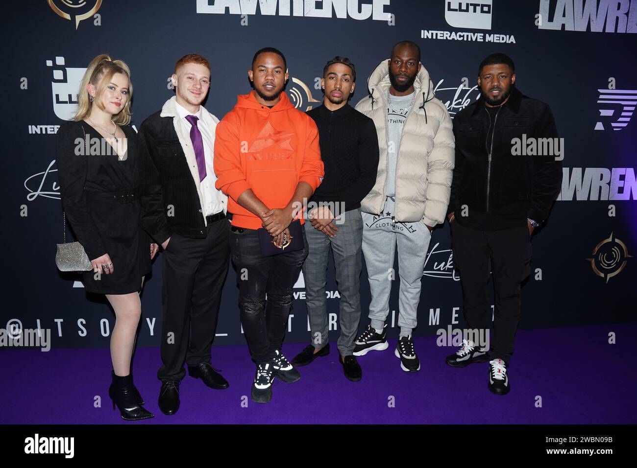(Left to right) Lauren Carver, Craige Middleburg, Theo Johnson, Tate ...