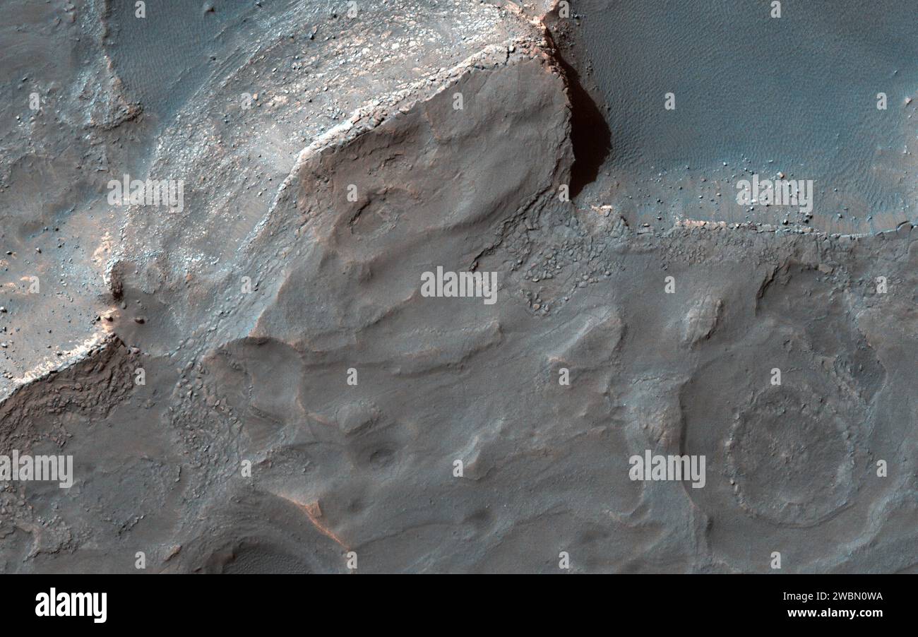 Gale Crater is well-known as the landing site of NASA's Curiosity rover ...