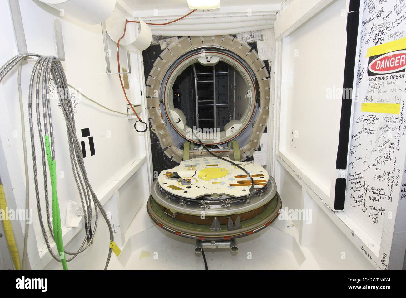 CAPE CANAVERAL, Fla. -- Inside Orbiter Processing Facility-1 at NASA’s ...