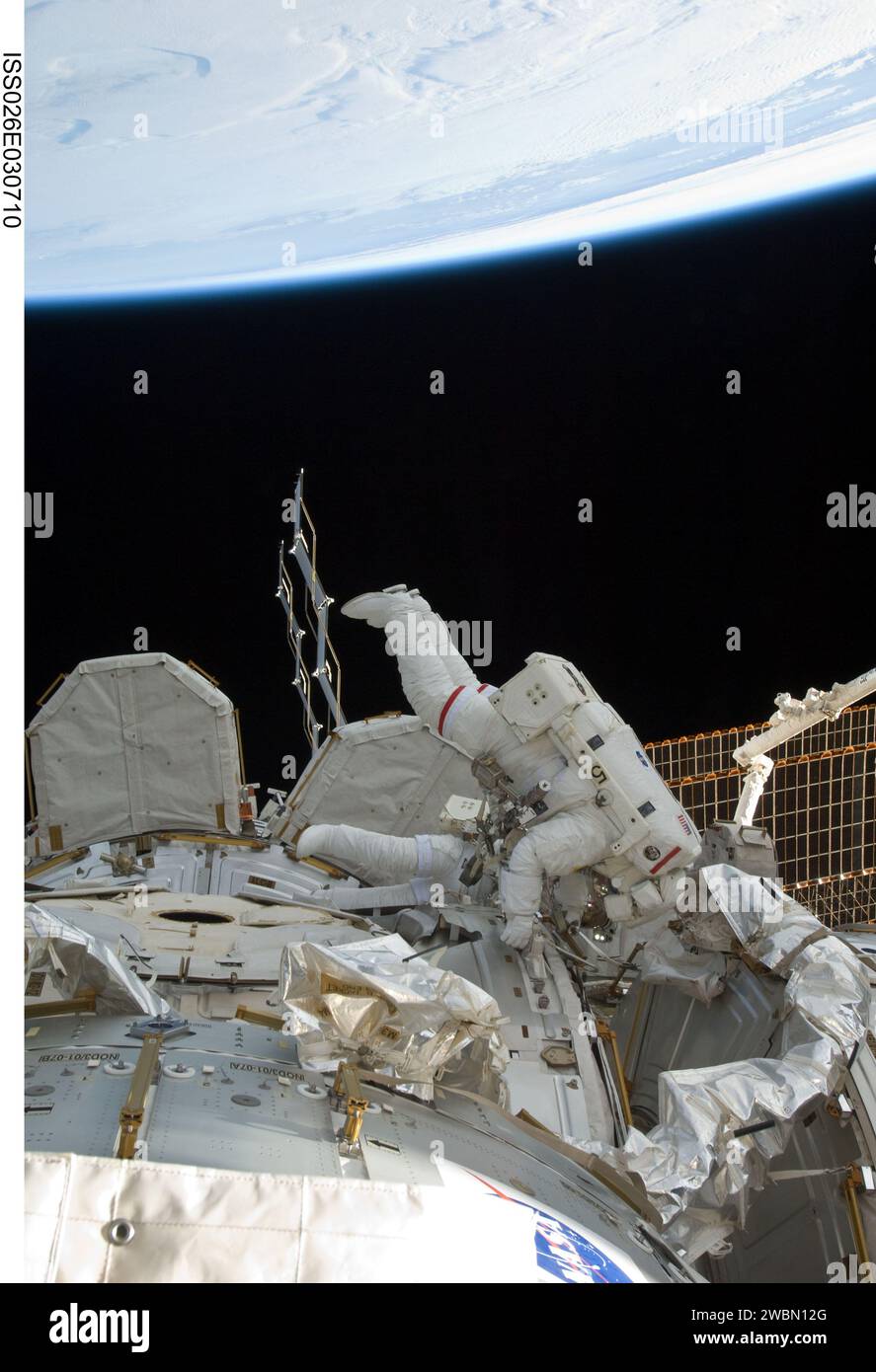 ISS026-E-030710 (28 Feb. 2011) --- NASA astronauts Steve Bowen and ...