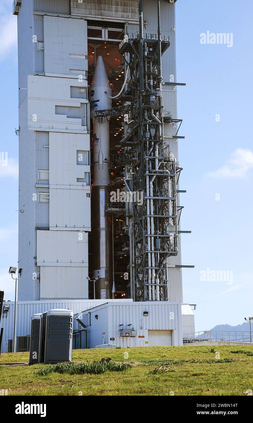 VANDENBERG AFB, Calif. – A squirrel looks around from his nest near the ...
