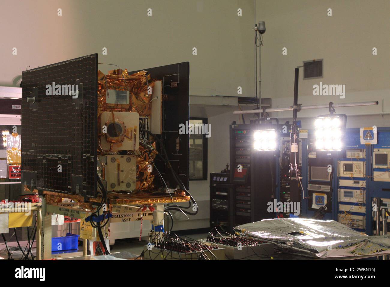 CAPE CANAVERAL, Fla. -- Testing of the solar arrays on NASA's Gravity ...