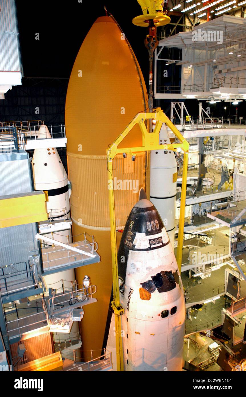 KENNEDY SPACE CENTER, FLA. - Inside the Vehicle Assembly Building at ...