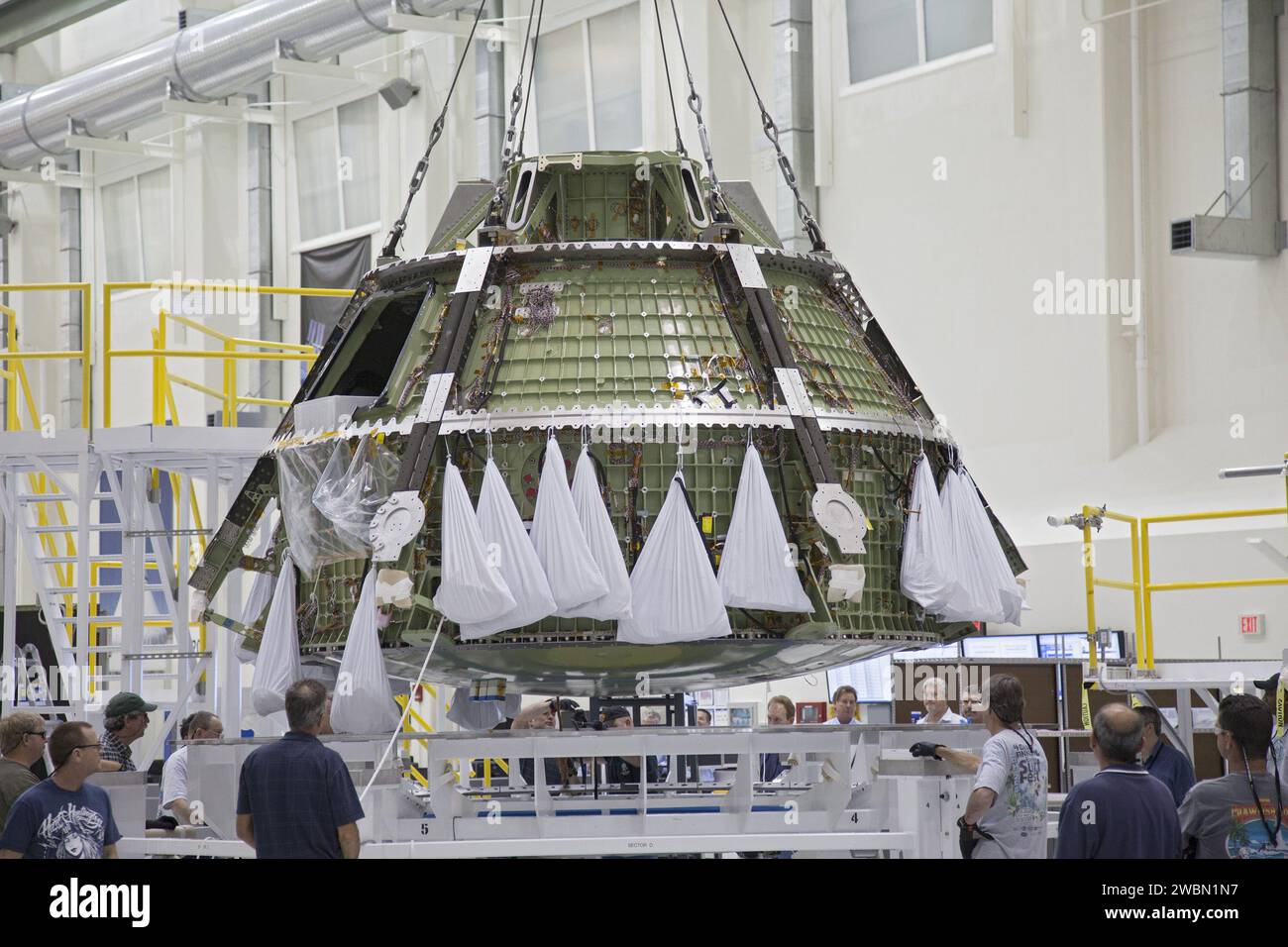 CAPE CANAVERAL, Fla. -- Inside the Operations and Checkout Building ...