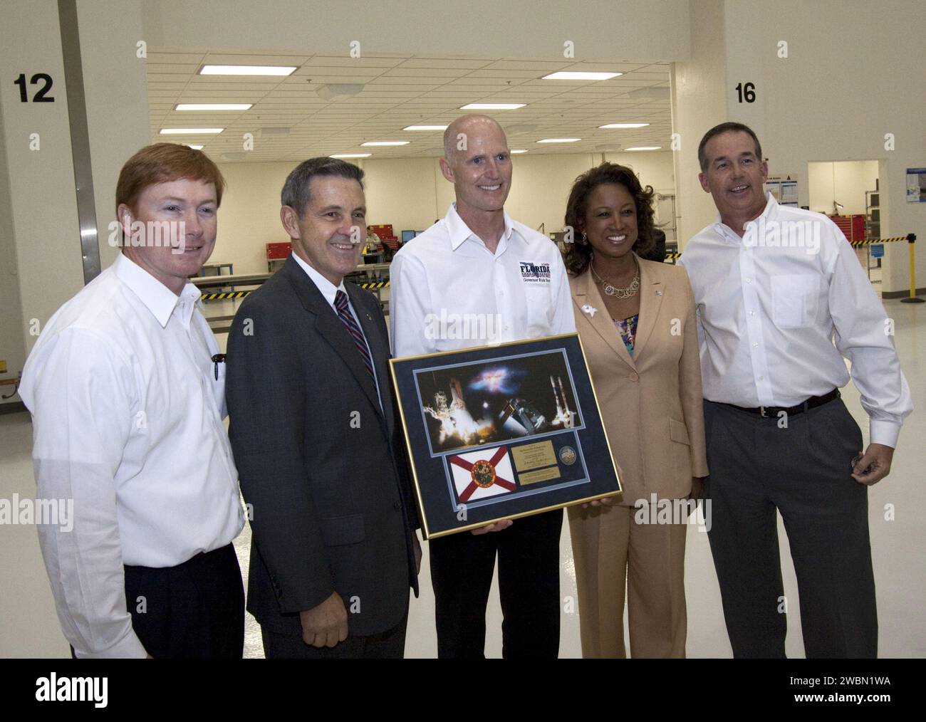 CAPE CANAVERAL, Fla. – In the Operations and Checkout Building at NASA ...