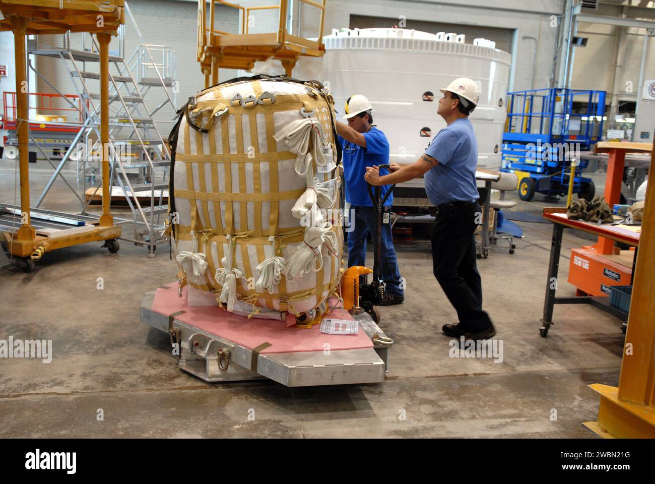 CAPE CANAVERAL, Fla. – In the Assembly and Refurbishment Facility at ...