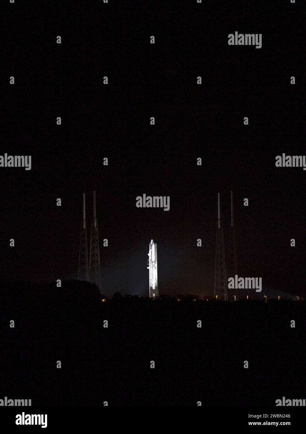 CAPE CANAVERAL, Fla. -- A United Launch Alliance Atlas V 401 rocket is ...