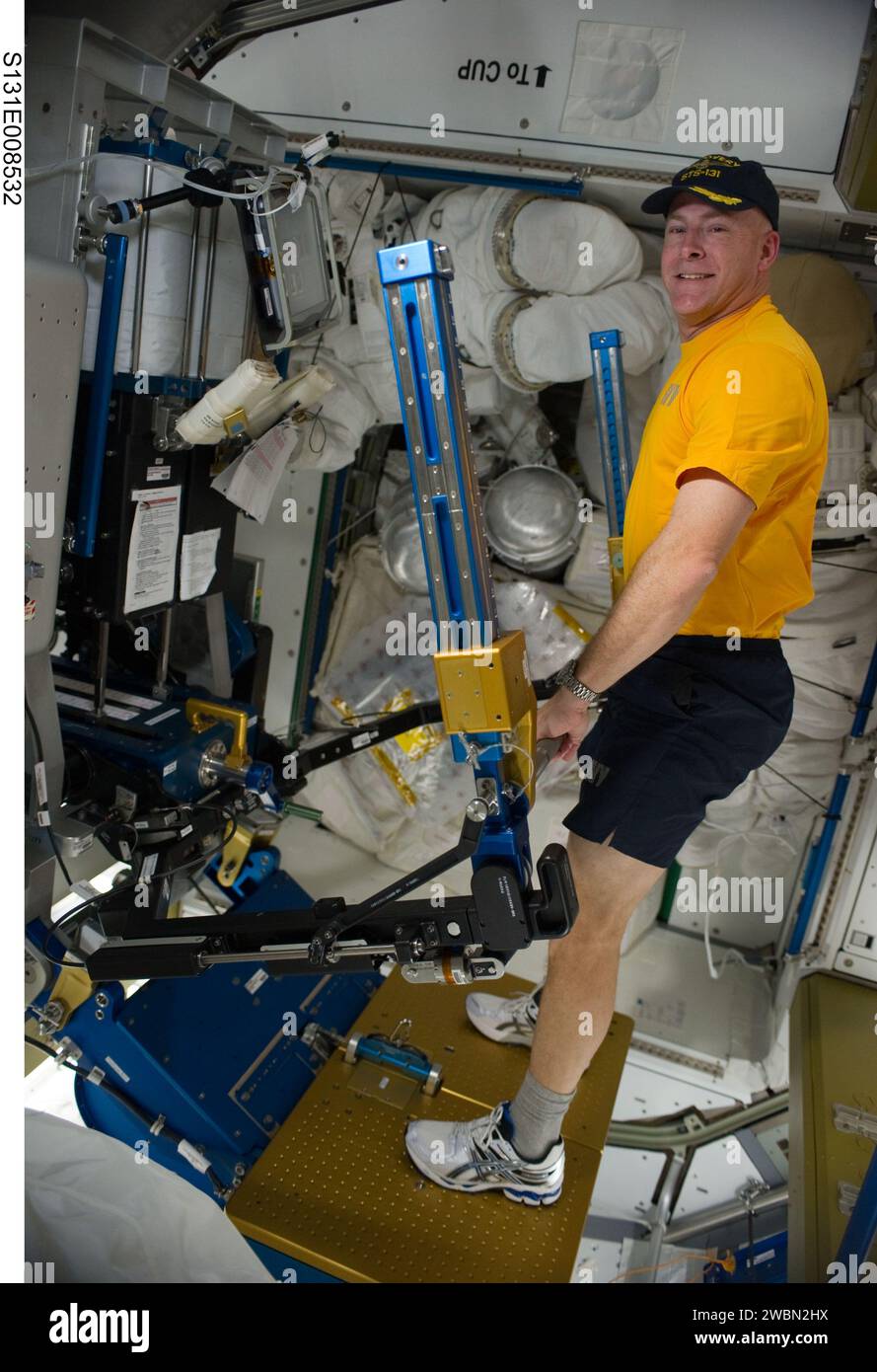 S131-E-008532 (10 April 2010) --- NASA astronaut Alan Poindexter, STS ...