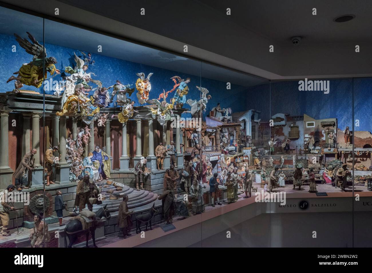 Scenes from the 18th century Neapolitan nativity scene in the museum ...