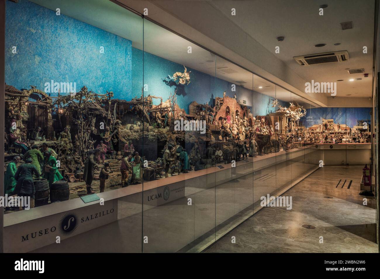 Scenes from the 18th century Neapolitan nativity scene in the museum ...