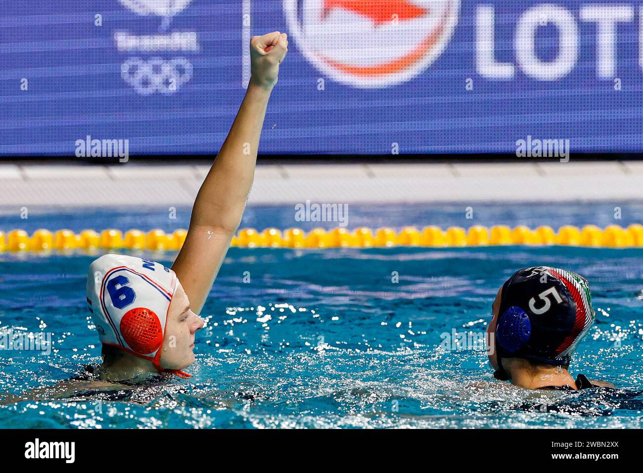 EINDHOVEN, NETHERLANDS - JANUARY 11: Simone van de Kraats of the ...