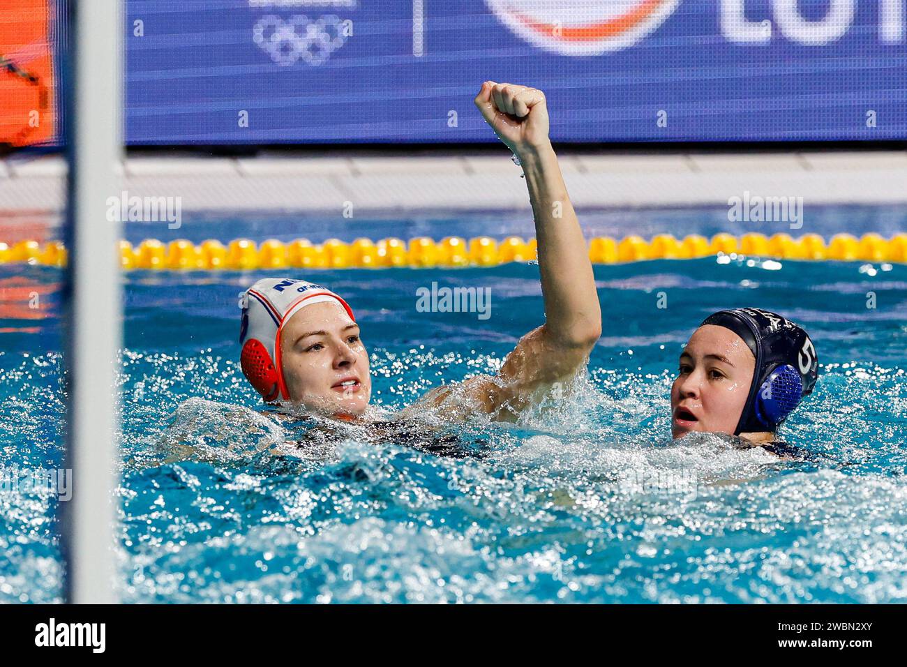 EINDHOVEN, NETHERLANDS - JANUARY 11: Simone van de Kraats of the ...