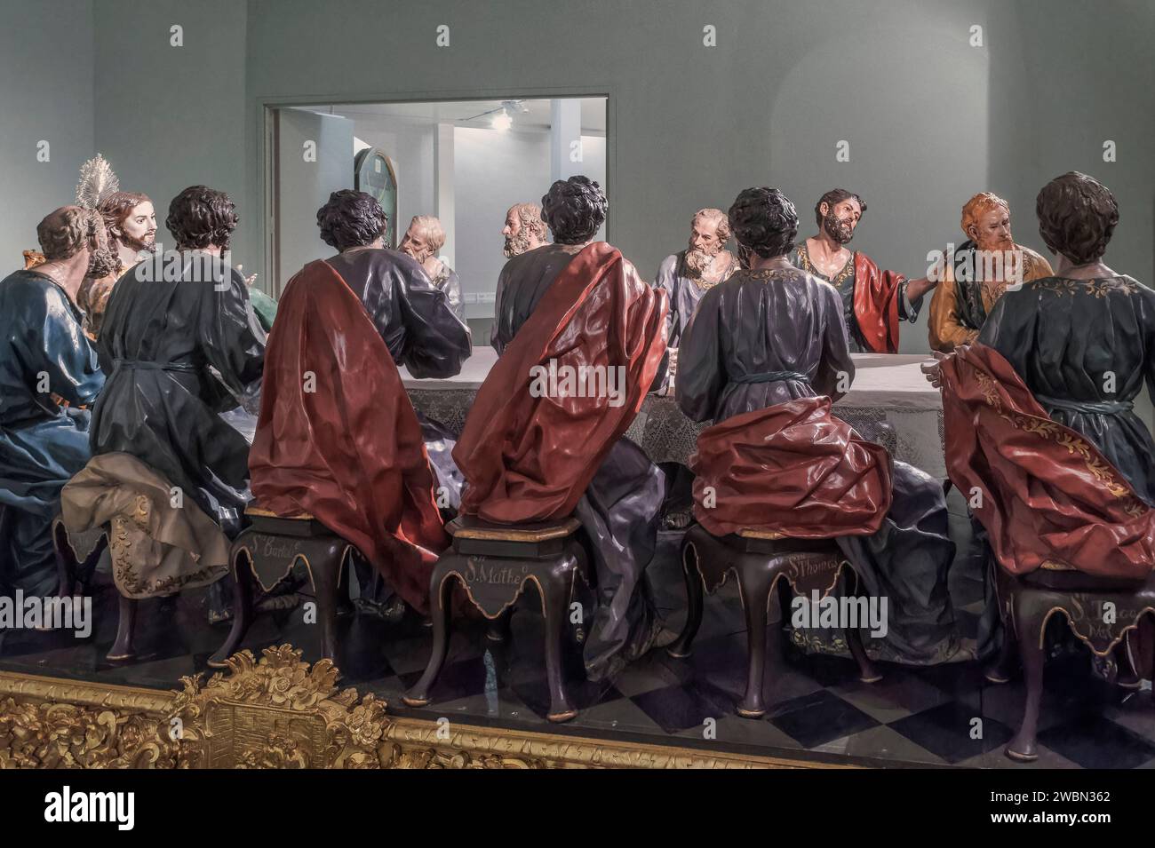 The Holy Supper of Christ in the chapel of the church of Jesus of the ...