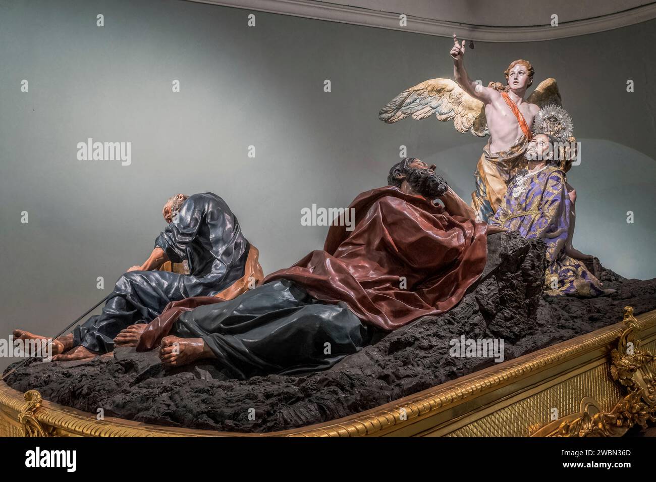 The Prayer in the Garden, processional set in the museum of the ...