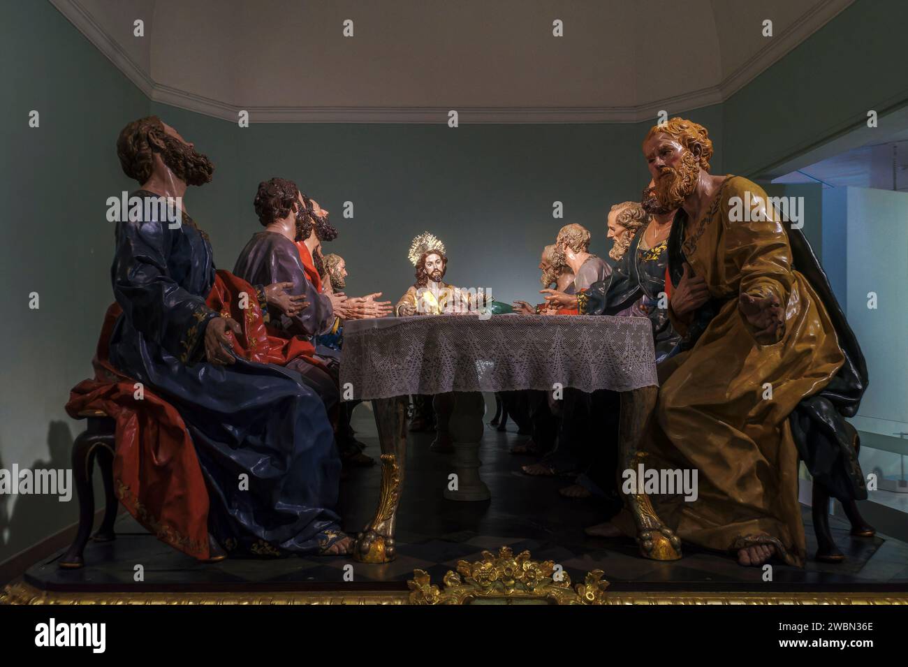 The Holy Supper of Christ in the chapel of the church of Jesus of the ...