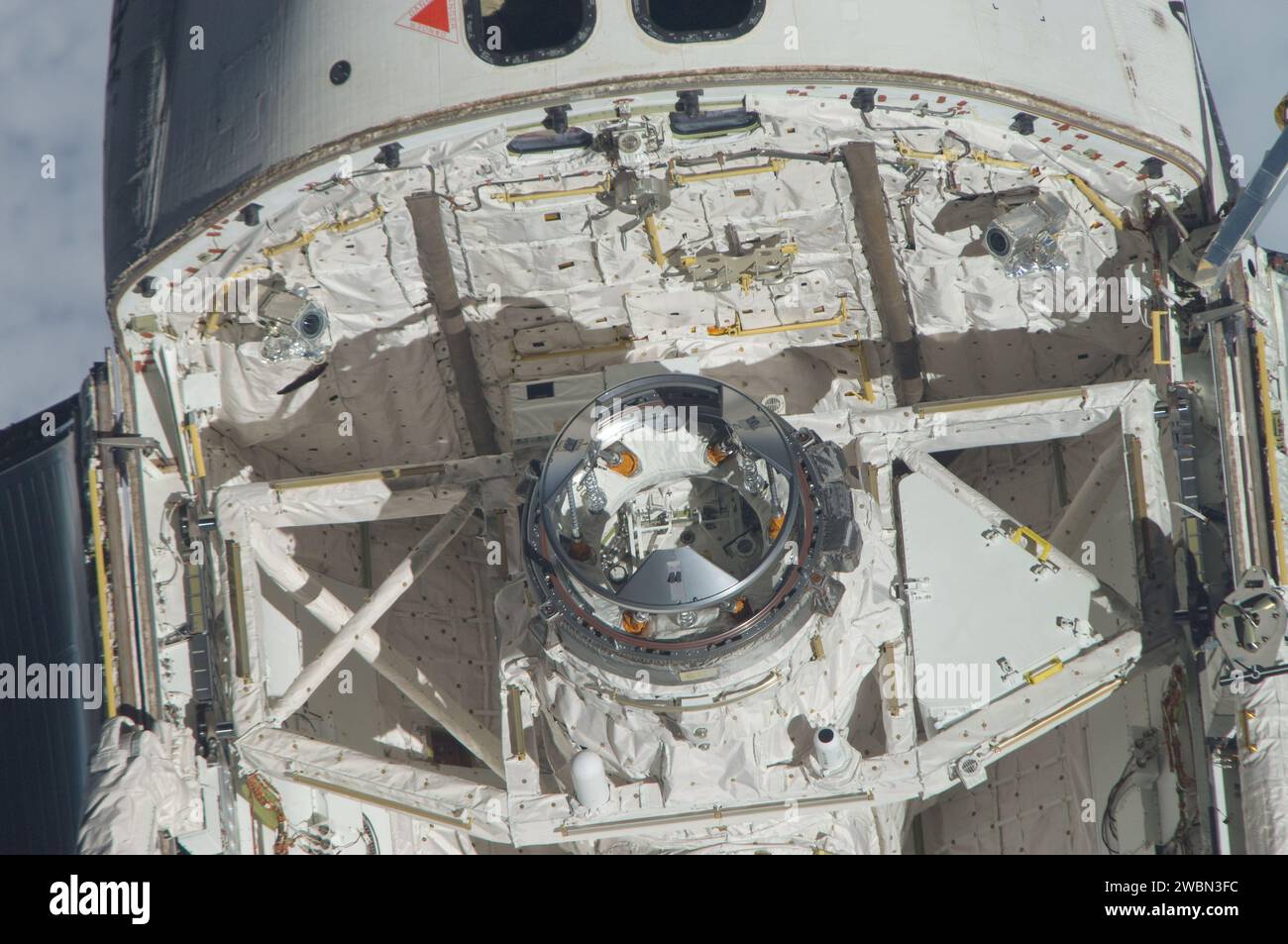 ISS crewmembers photographed Atlantis performing the rendezvous pitch ...
