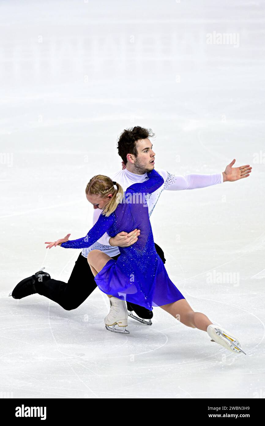 Milania VAANANEN & Filippo CLERICI (FIN), during Pairs Free Skating, at ...
