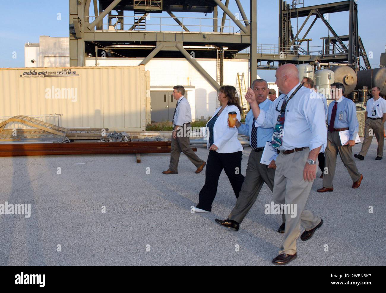 CAPE CANAVERAL, Fla. – NASA Administrator Charles Bolden (second from ...