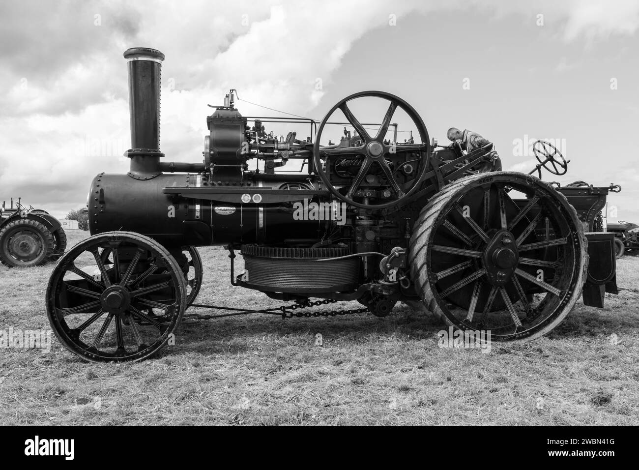 Low Ham.Somerset.United Kingdom.July 23rd 2023.A restored Fowler ...
