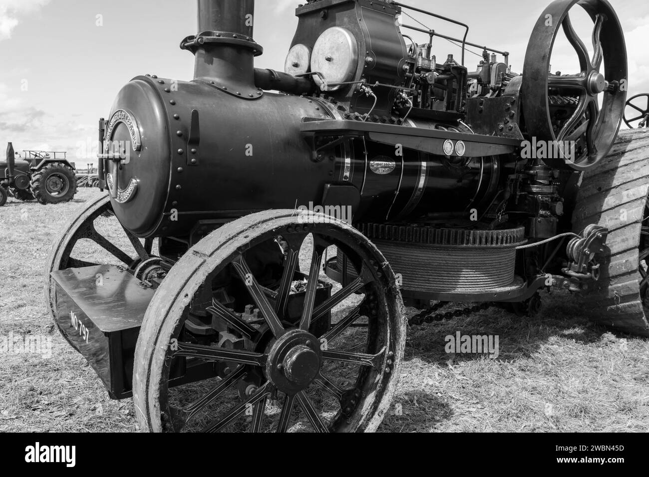 Low Ham.Somerset.United Kingdom.July 23rd 2023.A restored Fowler ...