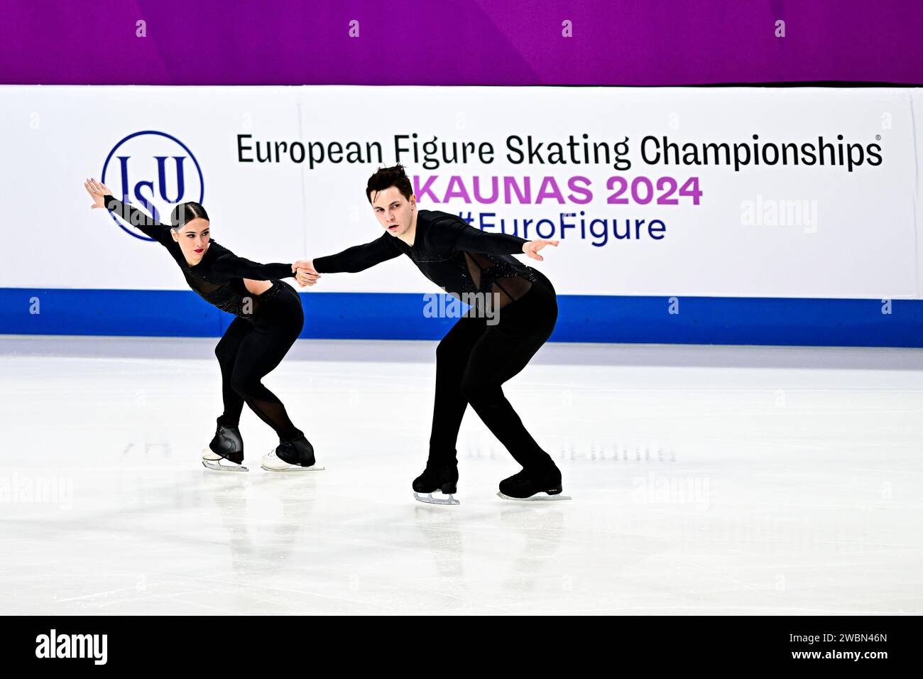 Anastasia VAIPAN-LAW & Luke DIGBY (GBR), during Pairs Free Skating, at ...