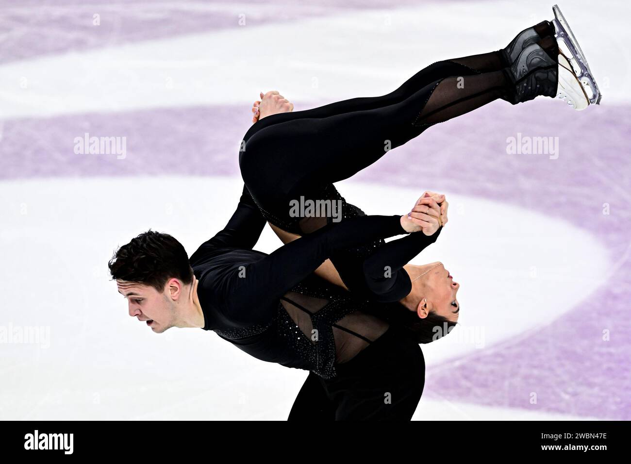 Anastasia VAIPAN-LAW & Luke DIGBY (GBR), during Pairs Free Skating, at ...