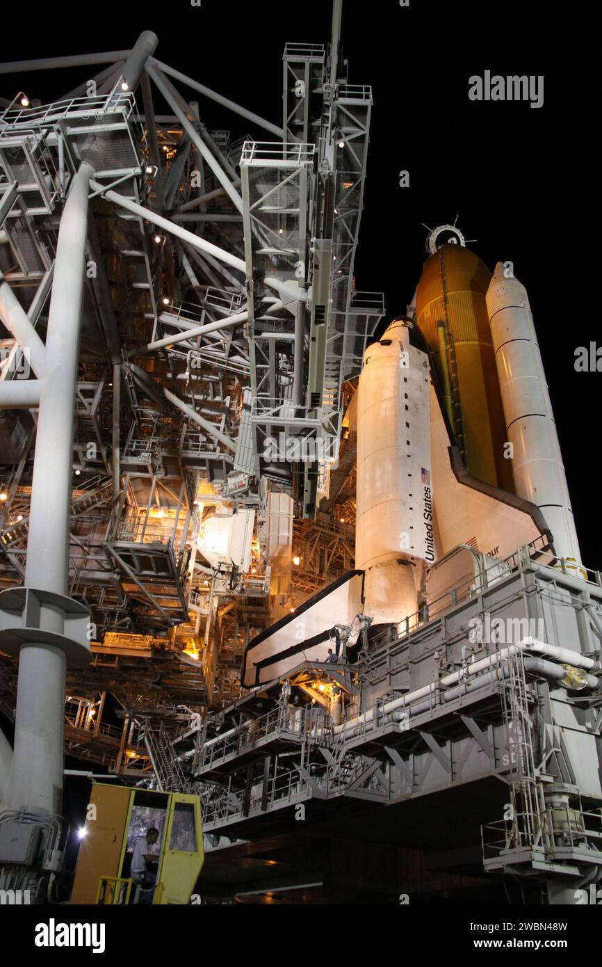 CAPE CANAVERAL, Fla. – On Launch Pad 39A at NASA's Kennedy Space Center ...