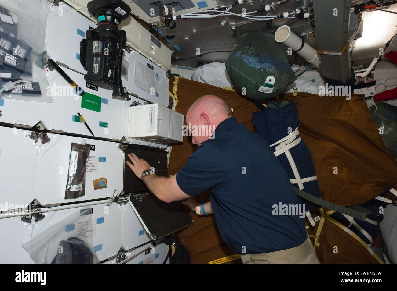 S134-E-007765 (20 May 2011) --- NASA astronaut Mark Kelly, STS-134 ...