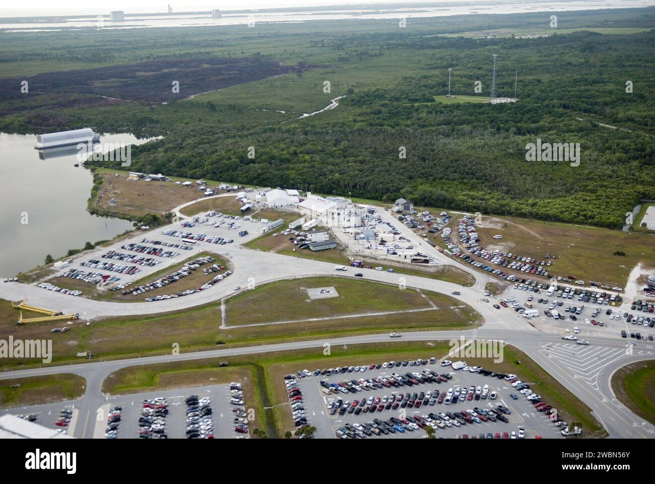 CAPE CANAVERAL, Fla. -- In this image taken from the Vehicle Assembly ...
