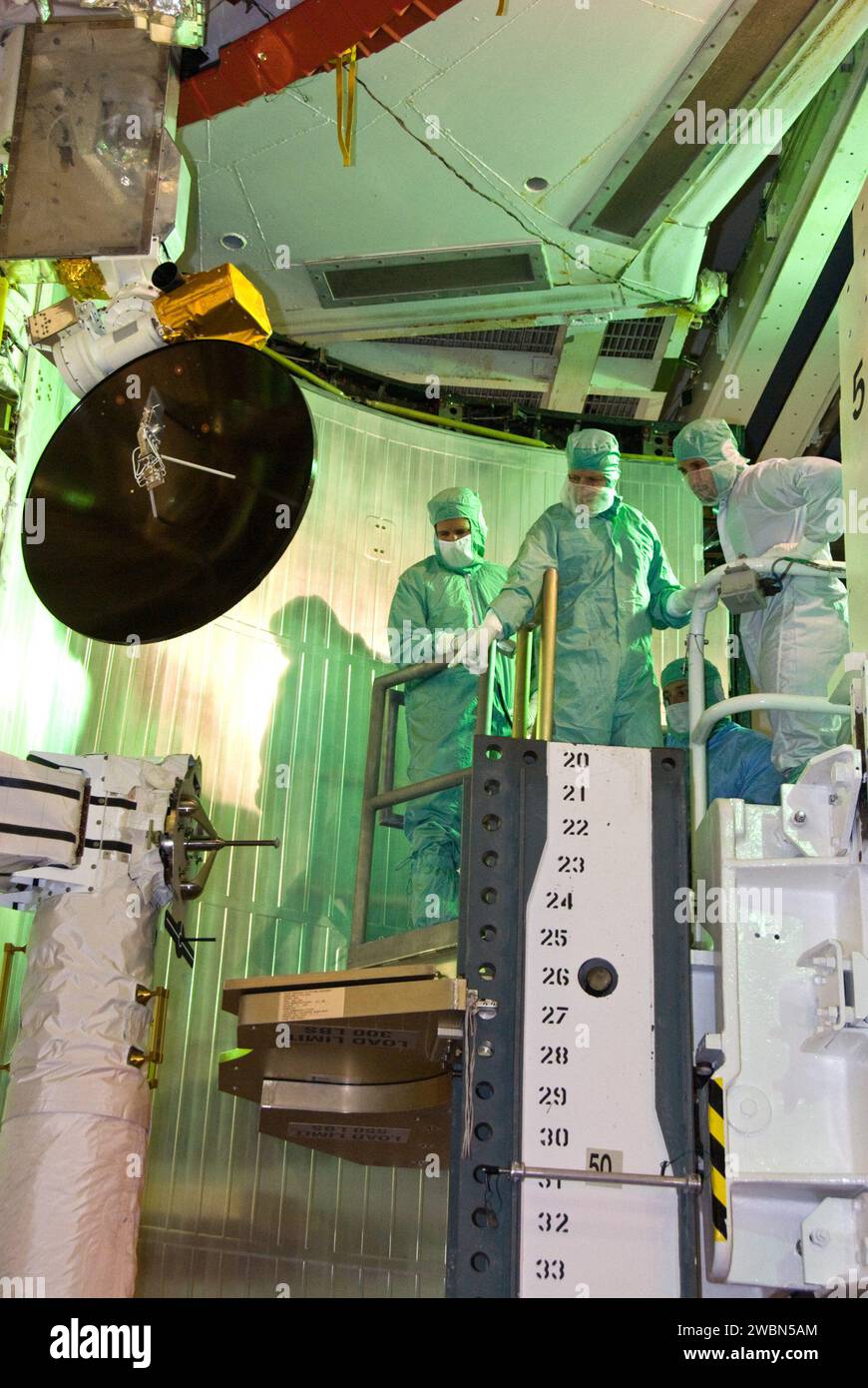 CAPE CANAVERAL, Fla. –– In space shuttle Atlantis' payload bay at NASA ...