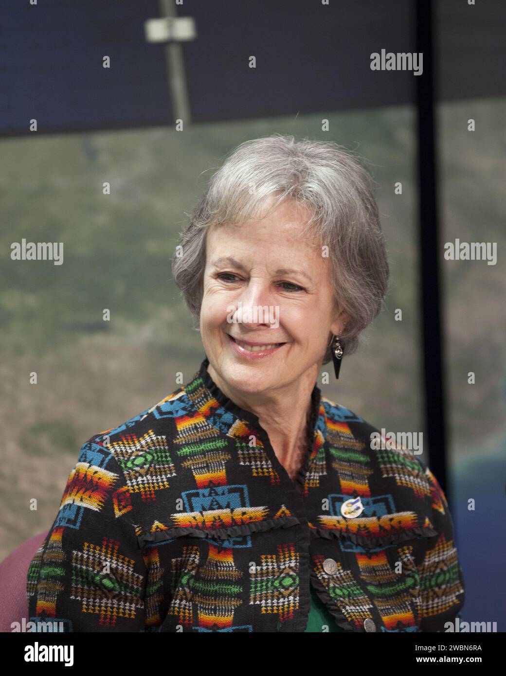 VANDENBERG AIR FORCE BASE, Calif. -- Media attending a post-launch news ...
