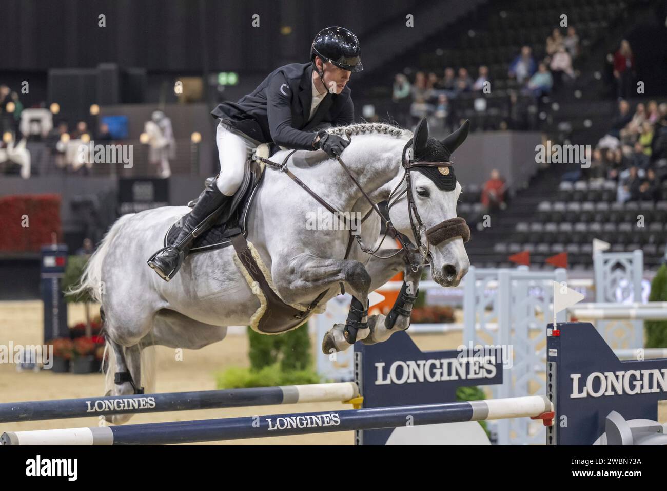 Netherlands' Kevin Jochems rides Camilla van de Helle in the jumping ...