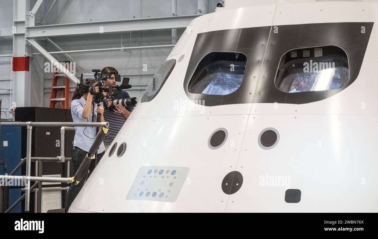 CNN's Rachel Crane talks to Orion program manager, Mark Geyer, at the ...