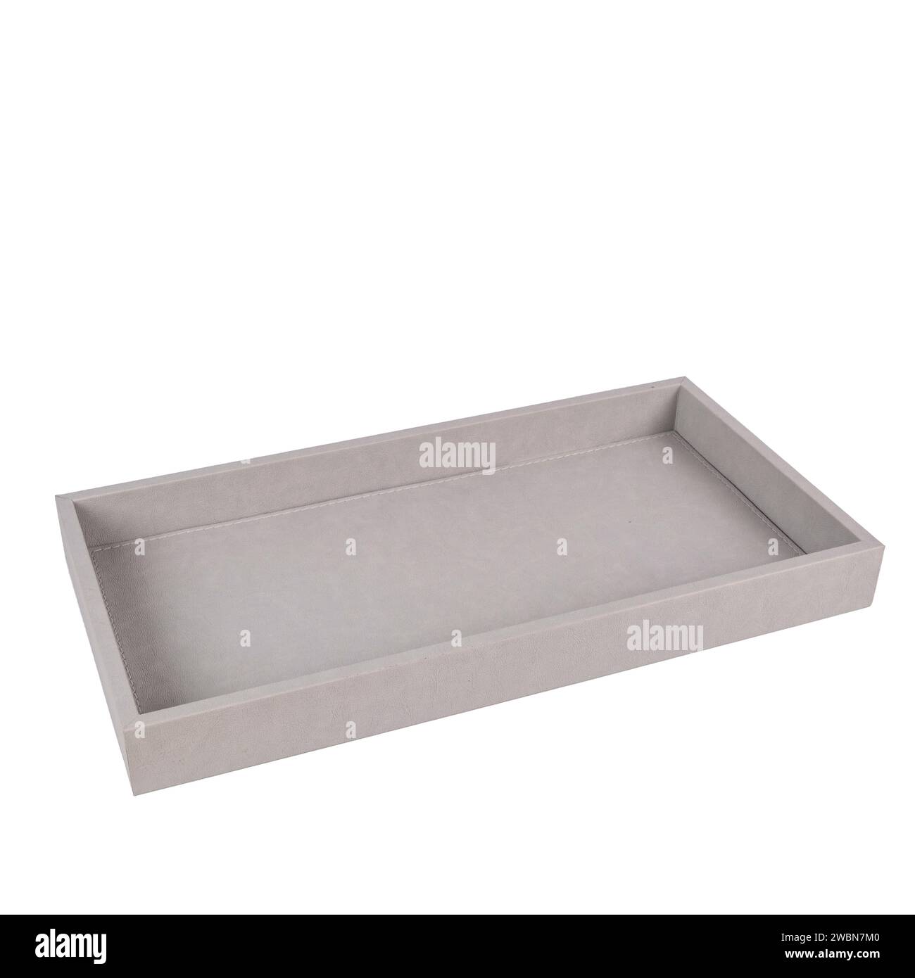 empty service tray isolated on white background Stock Photo - Alamy