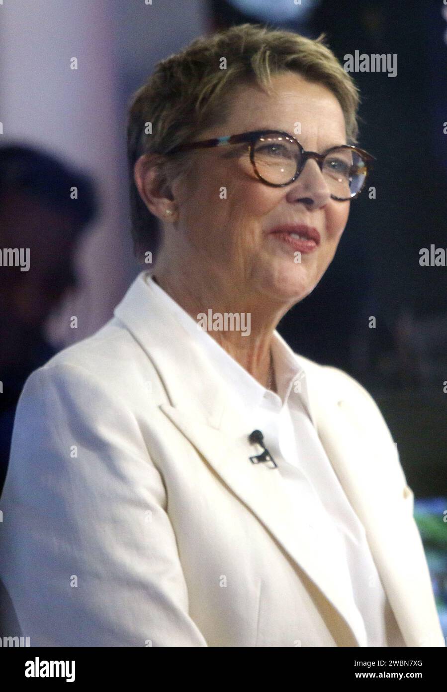 New York, NY, USA. 11th Jan, 2024. Annette Bening Seen At NBC's Today ...