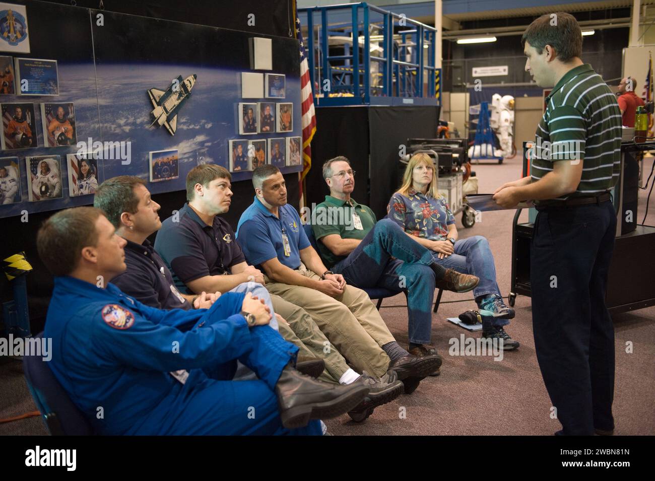STS-130 Payload Egress Training at the Full Fuselage Trainer (FFT ...