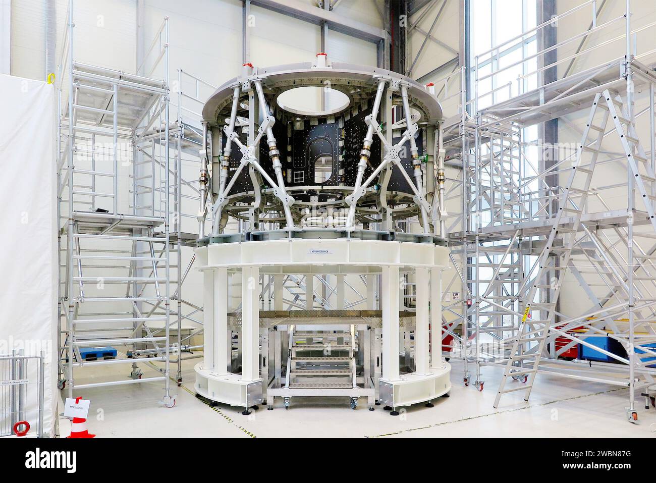 The Artemis I Service Module primary structure arrives at the Airbus ...