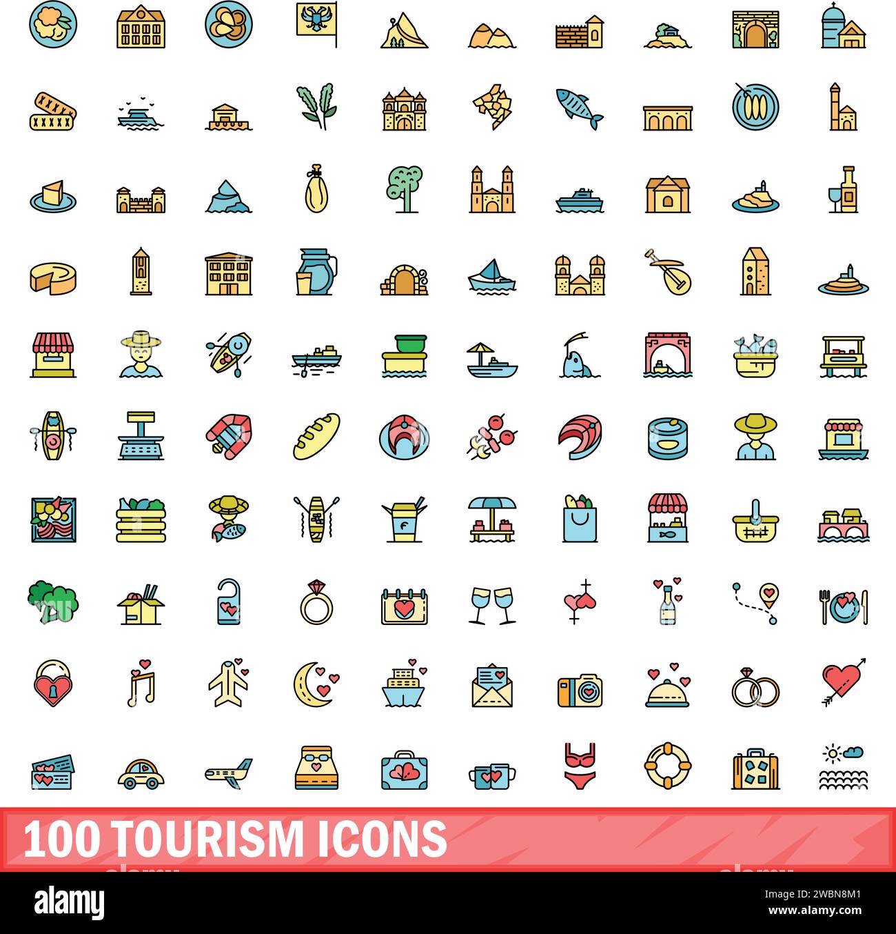 Bangkok market area Stock Vector Images - Alamy