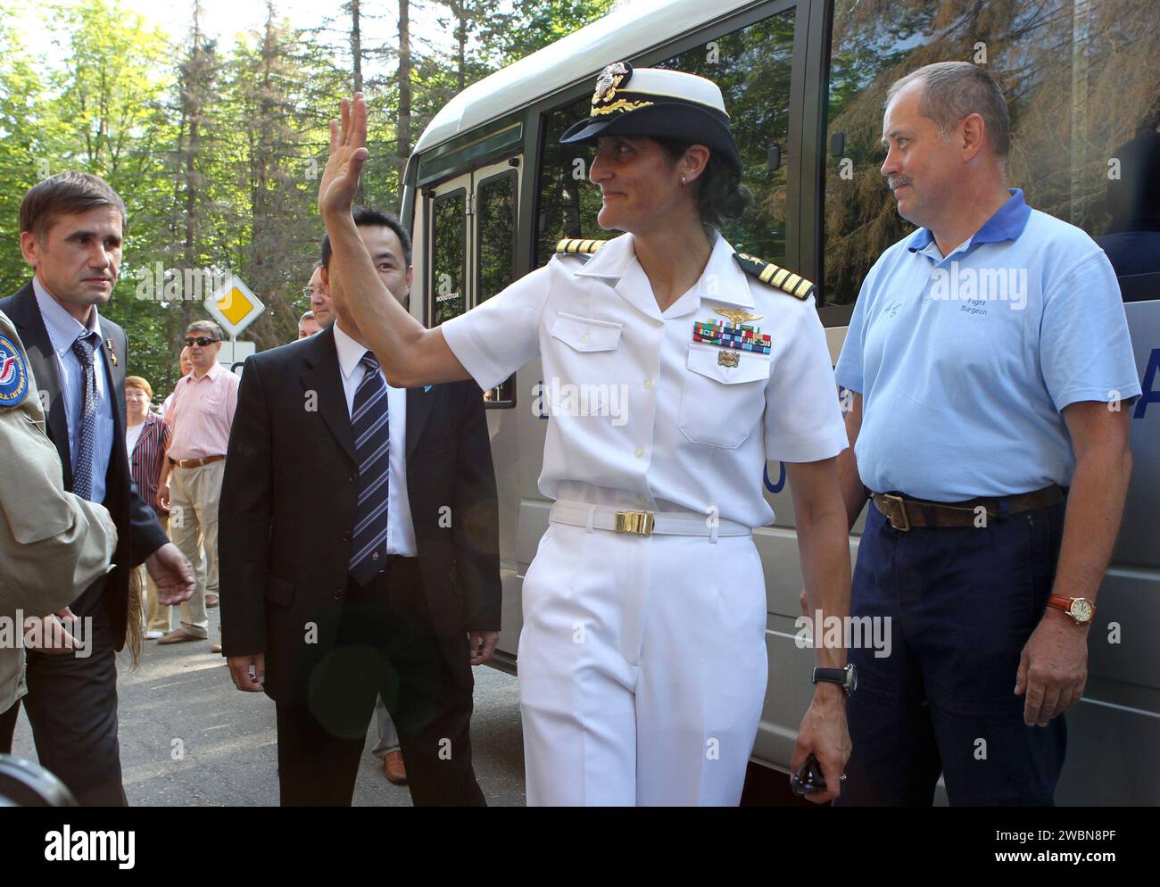 Expedition 32 crew members Sunita Williams, Aki Hoshide, and Yuri ...