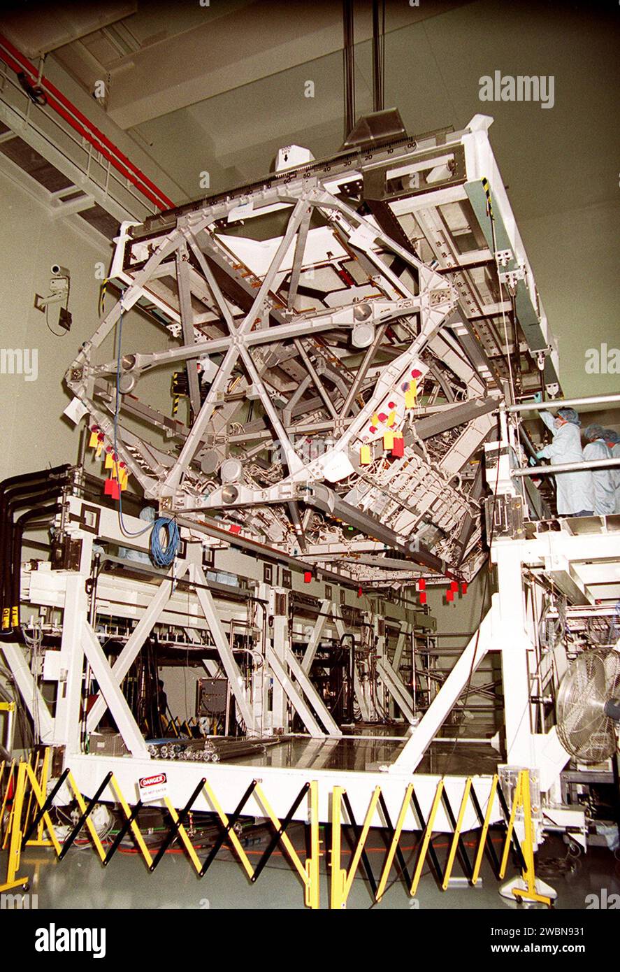 KENNEDY SPACE CENTER, FLA. -- The P3 Integrated Truss Structure is ...