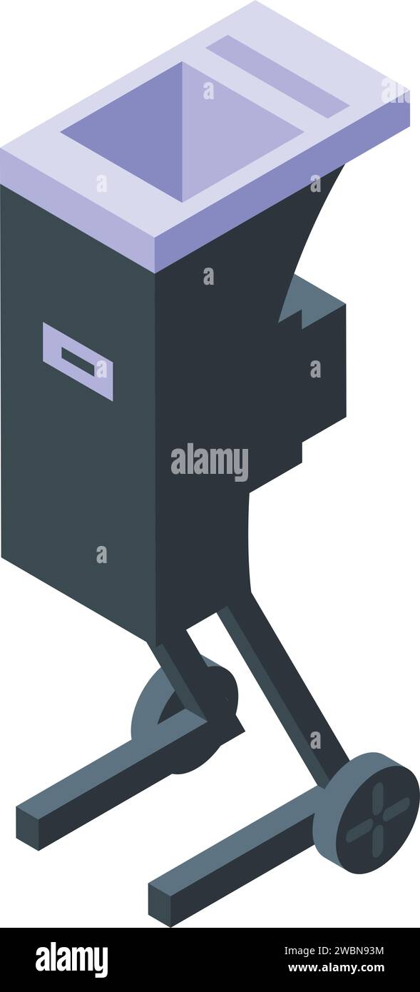 Wood mulcher Stock Vector Images - Alamy