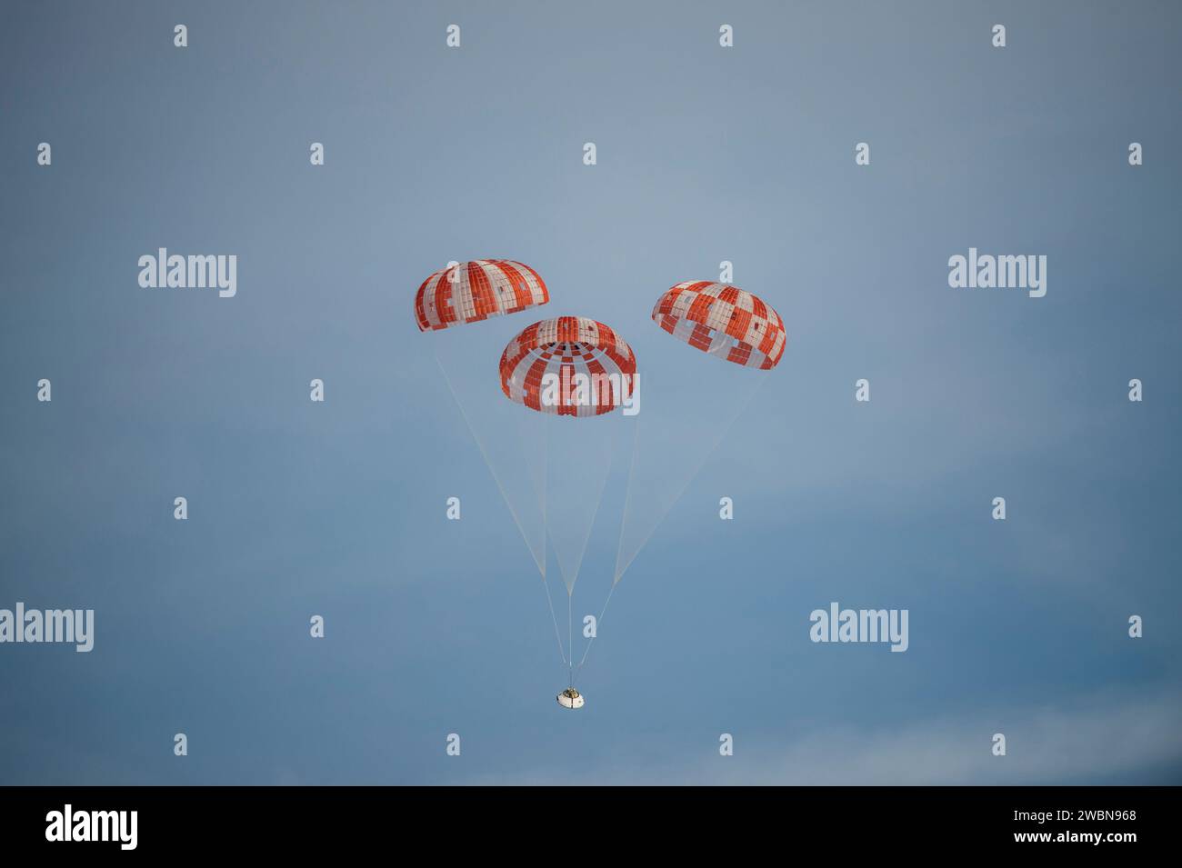 NASA completed a test of the Orion spacecraft parachute system on March ...