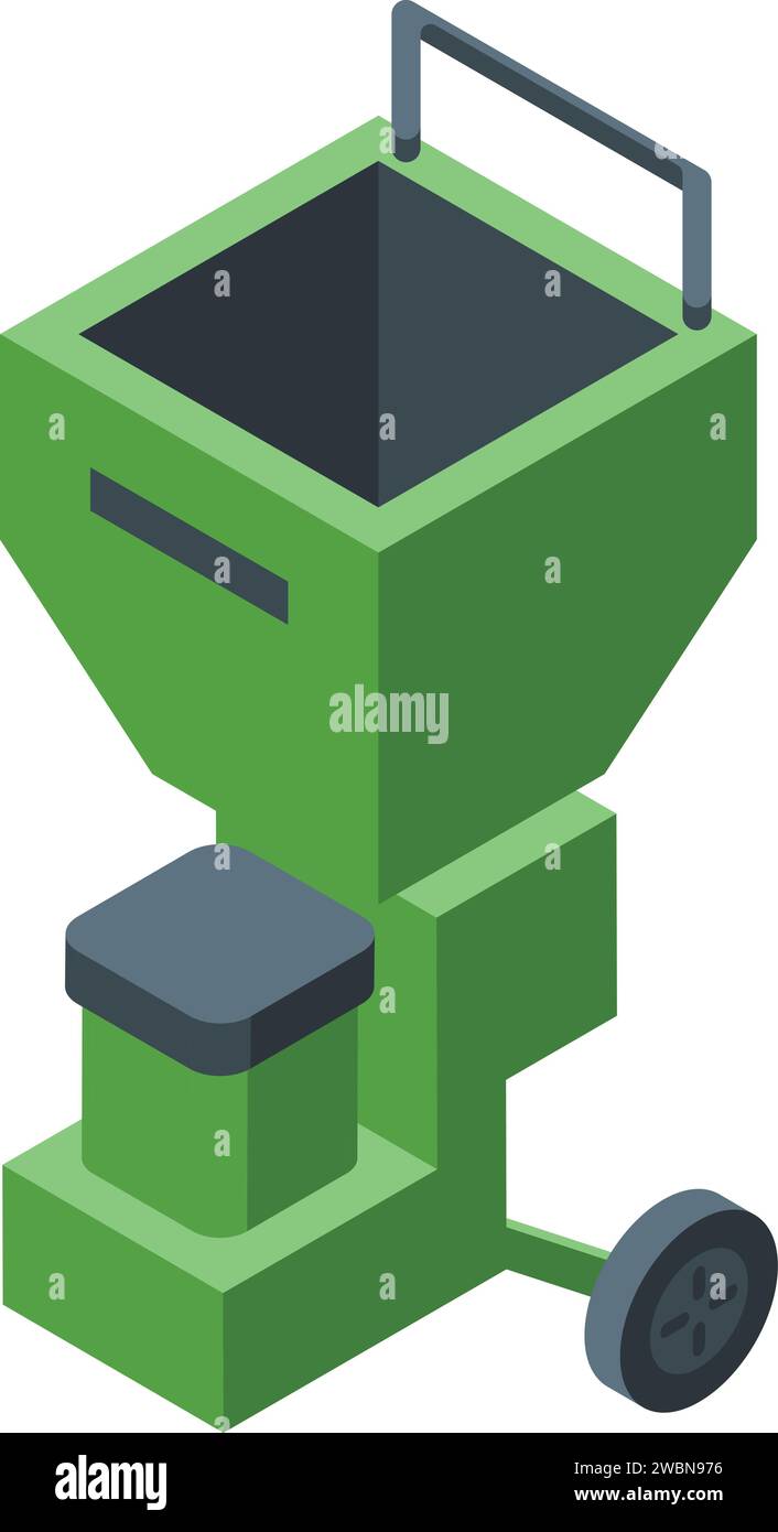 Wood mulcher Stock Vector Images - Alamy