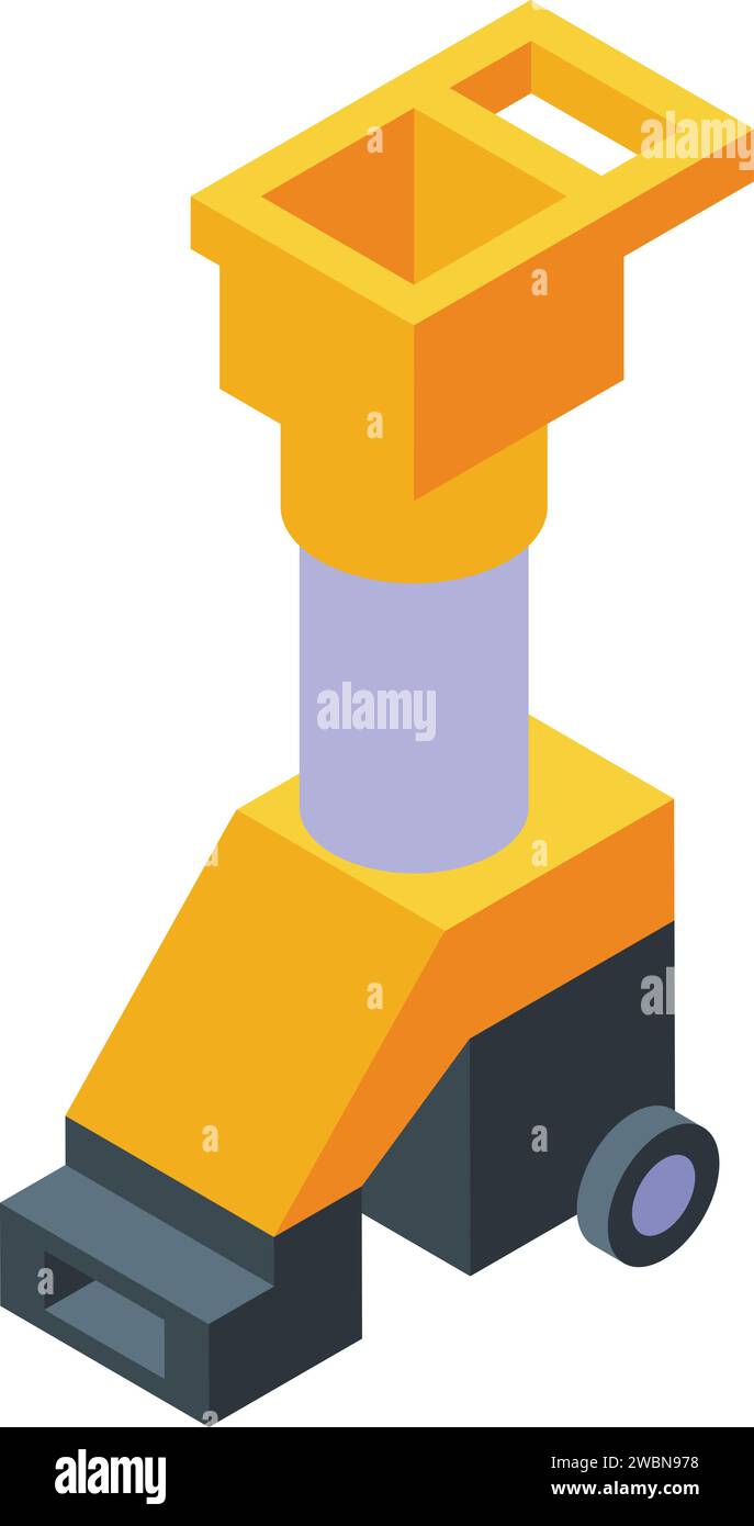 Wood mulcher Stock Vector Images - Alamy