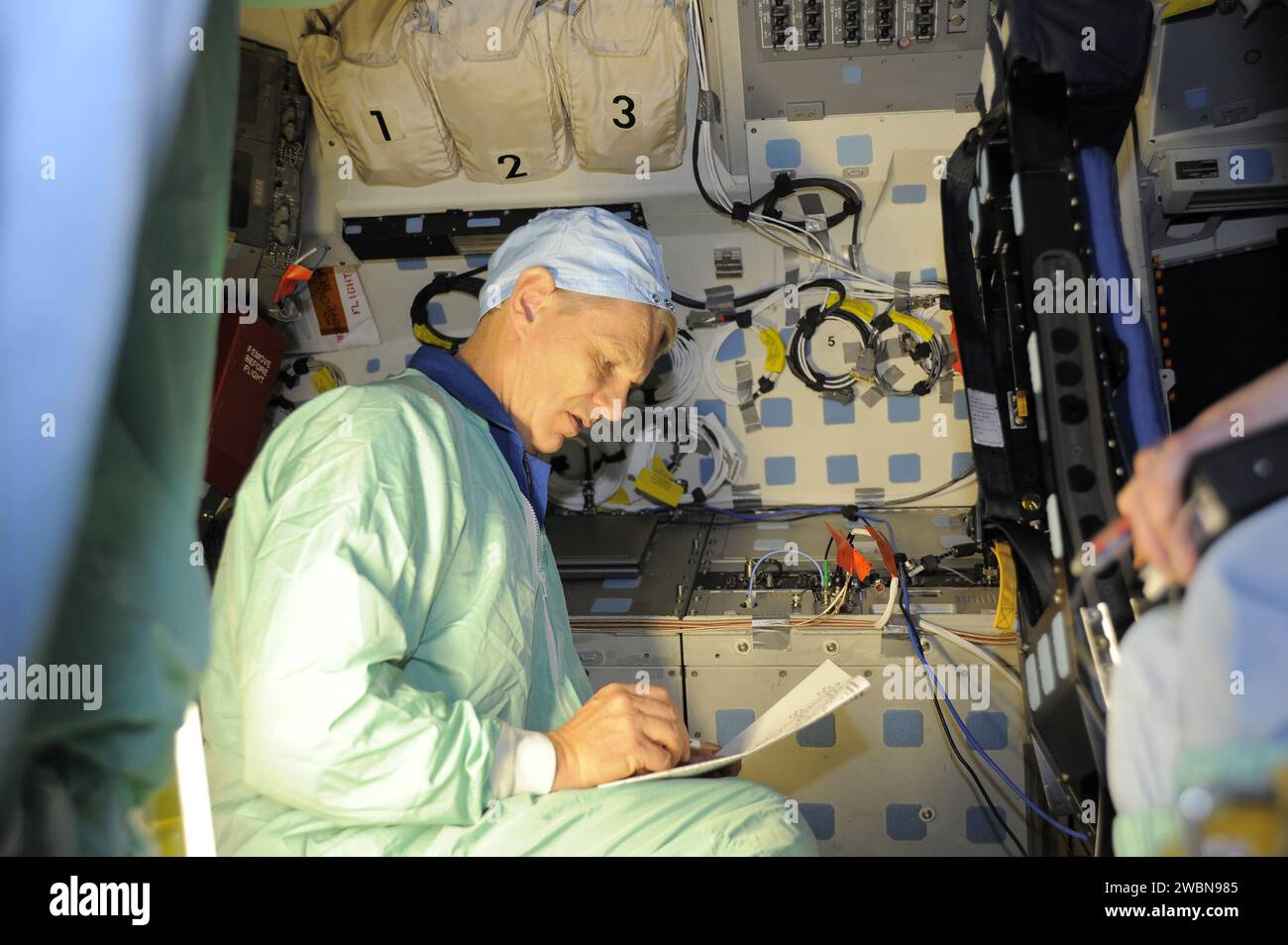 CAPE CANAVERAL, Fla. – In Orbiter Processing Facility-1 at NASA's ...