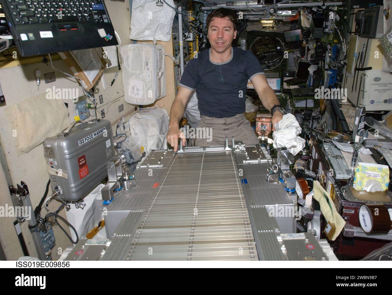 ISS019-E-009856 (23 April 2009) --- Astronaut Michael Barratt ...