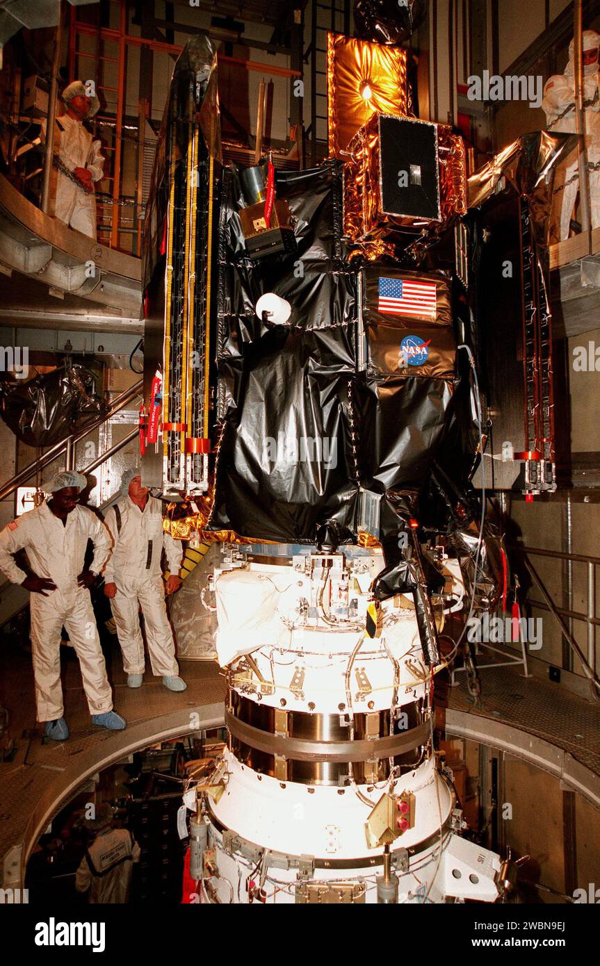 KENNEDY SPACE CENTER, FLA. -- On Launch Pad 17A at Cape Canaveral Air ...