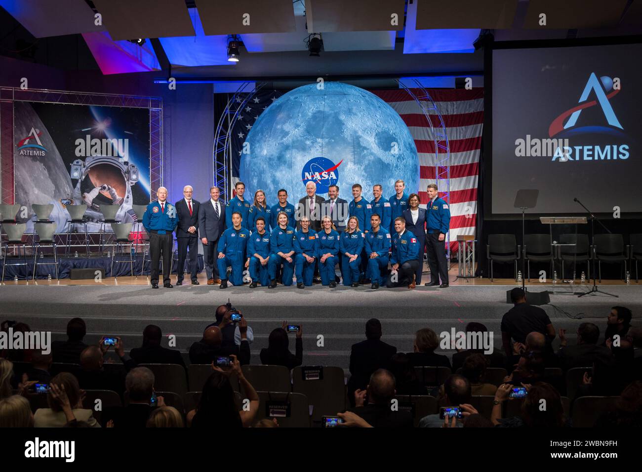 jsc2020e000653 (Jan. 10, 2020) --- The 2017 Class of Astronauts poses ...