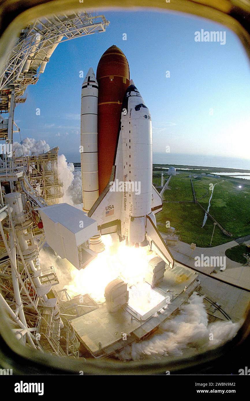 STS-51 Discovery was prepared and positioned at Kennedy Space Center ...