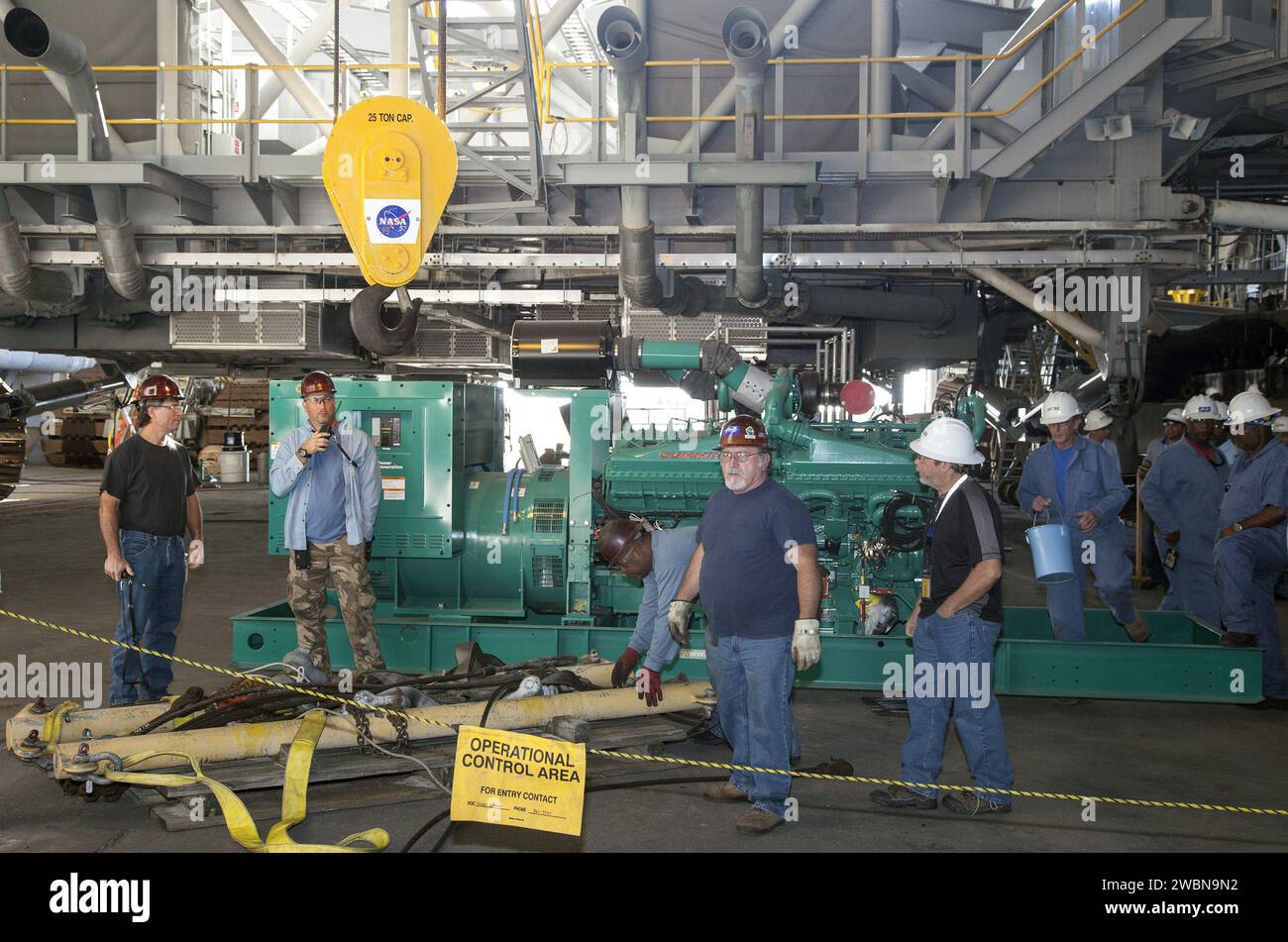 CAPE CANAVERAL, Fla. – Inside the Vehicle Assembly Building at NASA’s ...